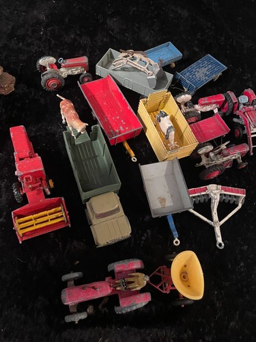 VINTAGE DINKY/CORGI FARM JOB LOT, TRACTORS, TRAILERS etc | eBay Australia
