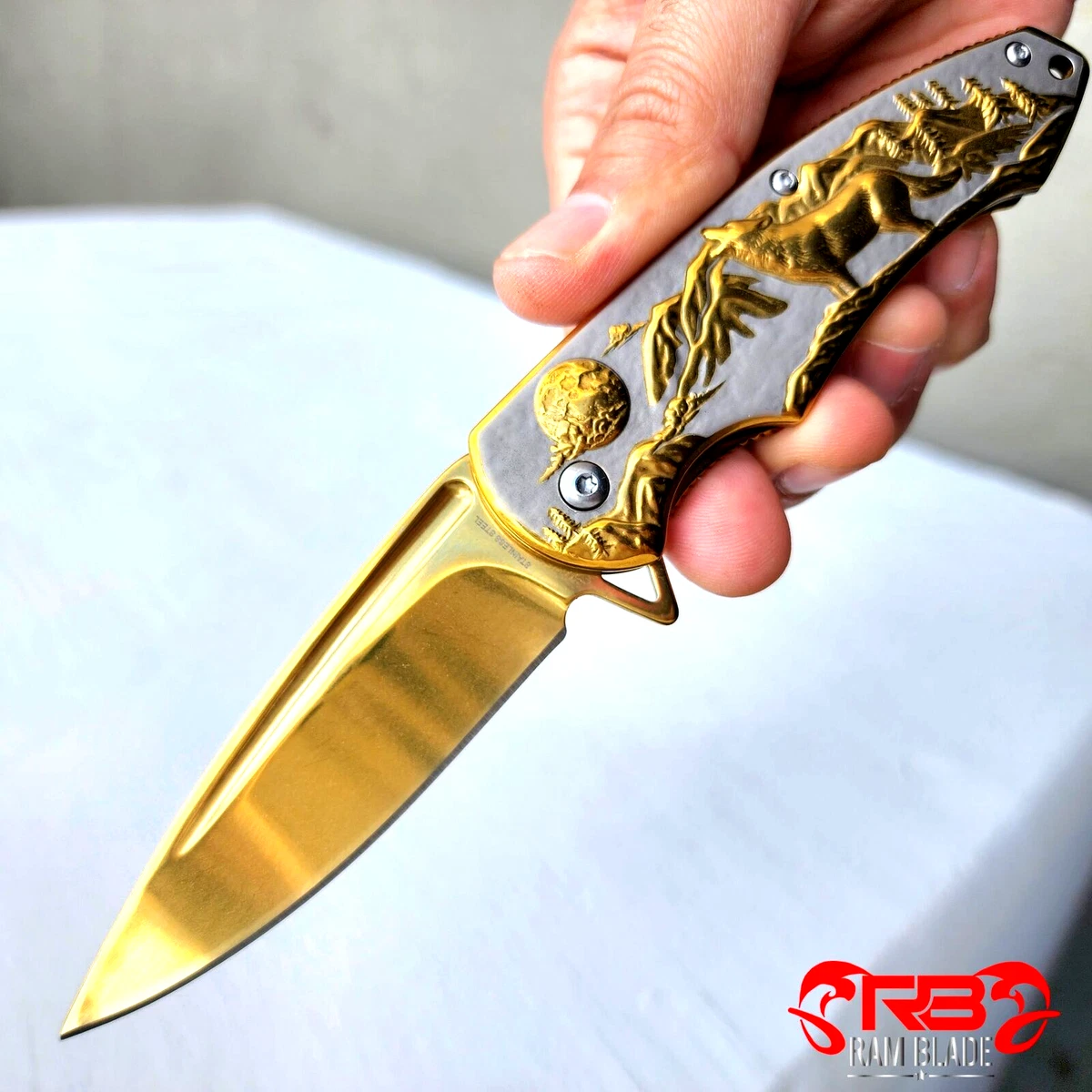 Gold Blade Knife