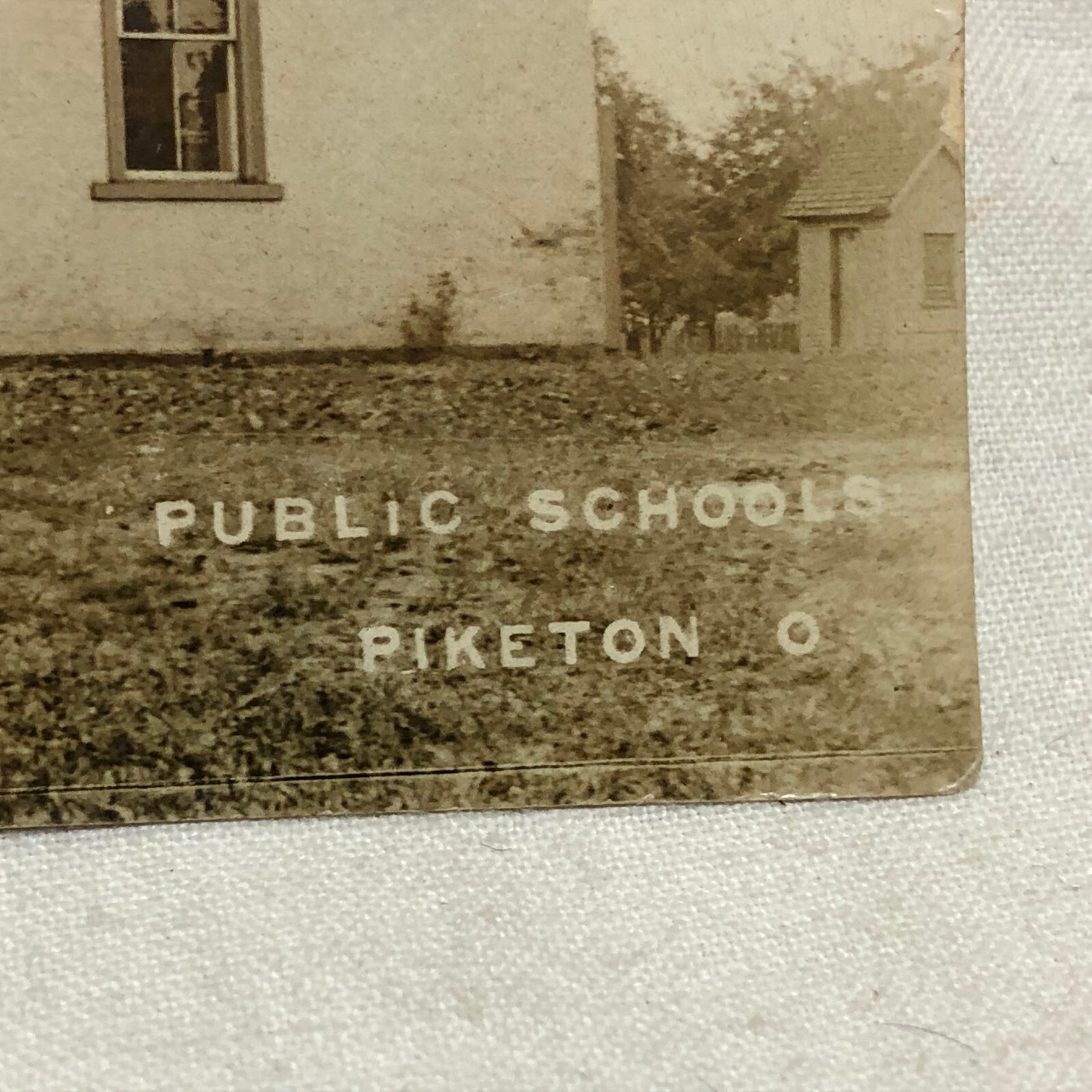 Vintage 1909 Postcard Piketon Ohio Public Schools Real Photo | eBay
