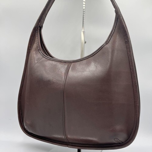 Rare Old Coach 9025 Shoulder Bag Dark Brown Made In USA Vintage Used ...