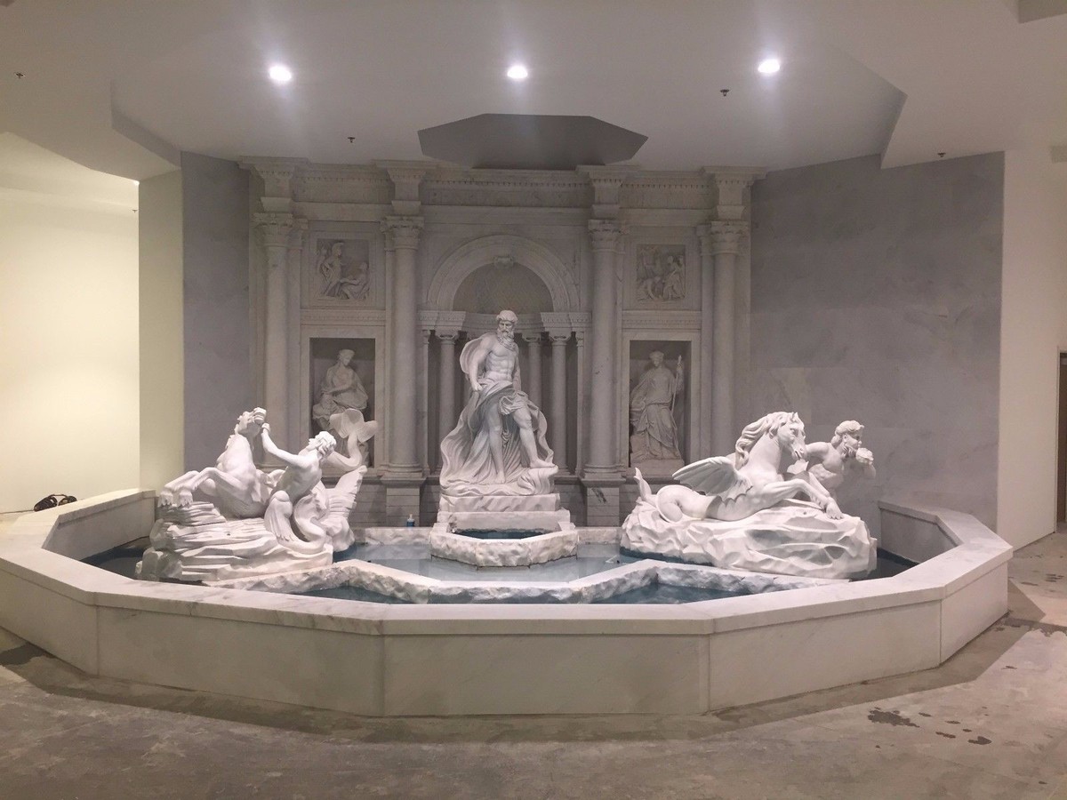 Custom Tuscan Water Features