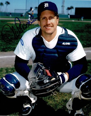 1984 Detroit Tigers World Series Champion, Lance Parrish Signed 8x10 ...