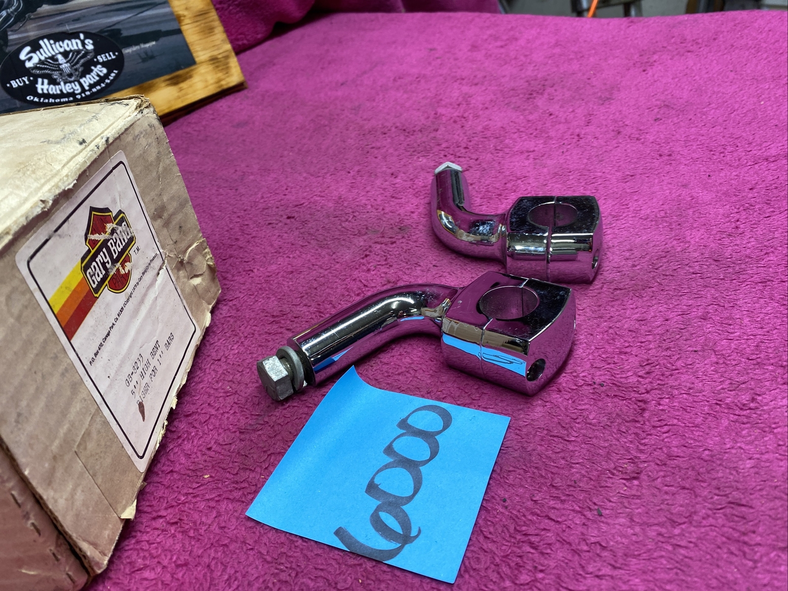 Harley Chopper Vintage Springer Glide Handle Bar Riser Risers Aee Sb&f ...