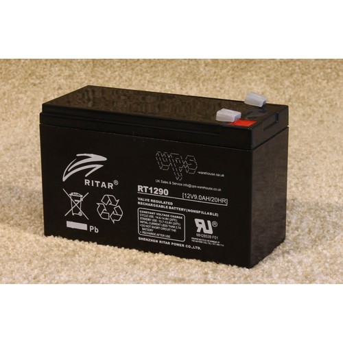 Ritar RT1290 - Accumulator 12V 9Ah battery cell - new! | eBay UK