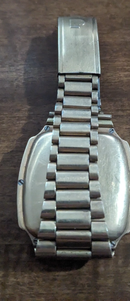 Vintage 1970s Pulsar 14k Gold Filled LED Calculator Digital Wristwatch ...