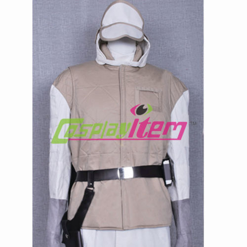 Star Wars ESB Luke Hoth Rebel Soldier Trooper Uniform Costume Cosplay ...
