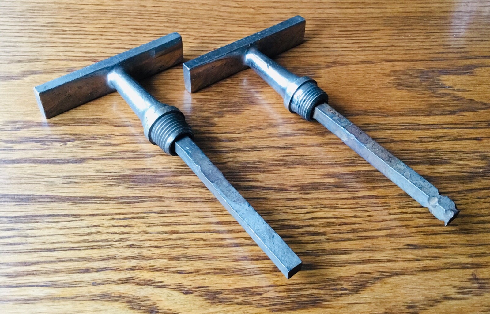 1920s T~SHAPED HANDLES vtg antique exterior non locking door deck | eBay