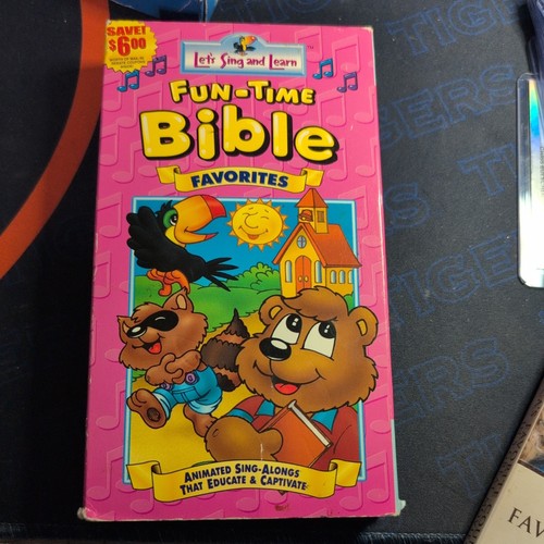 Lets Sing And Learn Fun Time Bible Favorites Sing Along VHS Tape 1996 ...