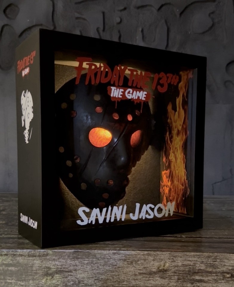 Savini Jason Mask Display Friday The 13th The Game Frame Voorhees ...
