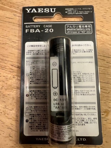 FBA-20 Battery Case Pack for Yaesu Two Way Radio VX 1R/2R Radio (LR6 Or ...