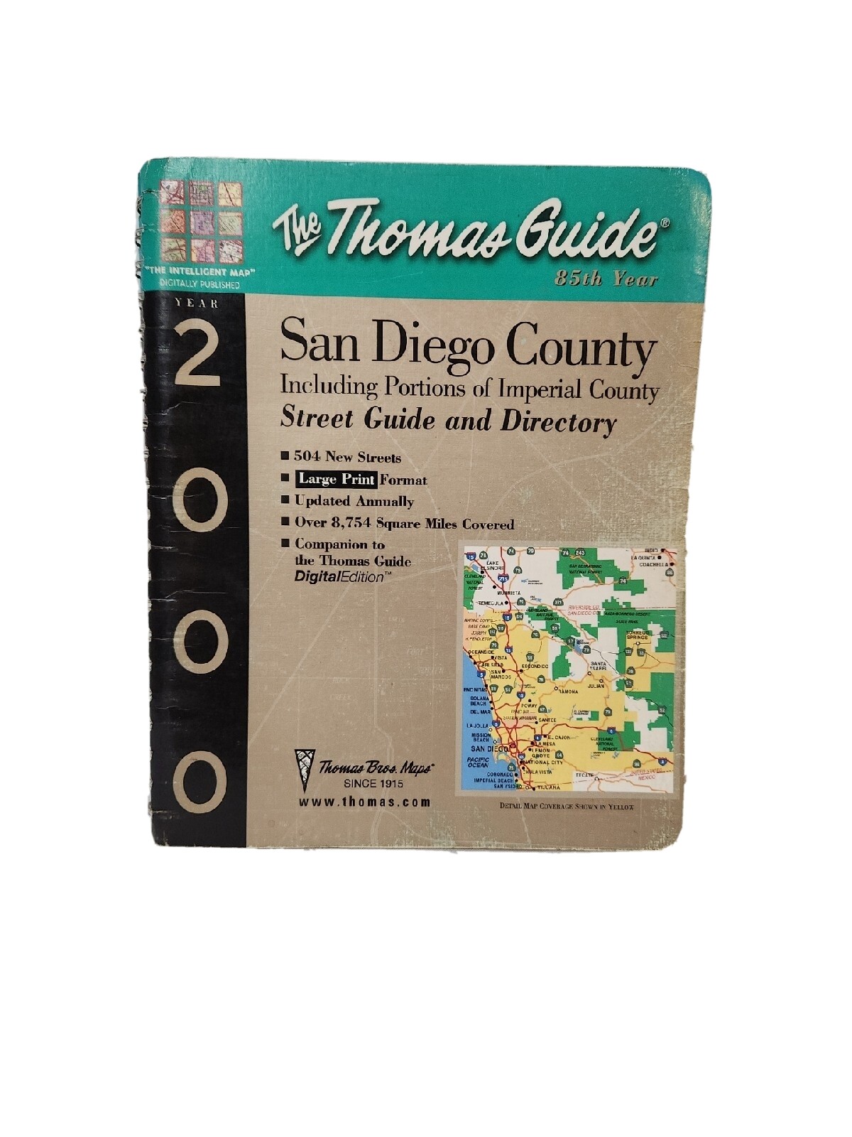 The Thomas Guide San Diego County 2000 | eBay