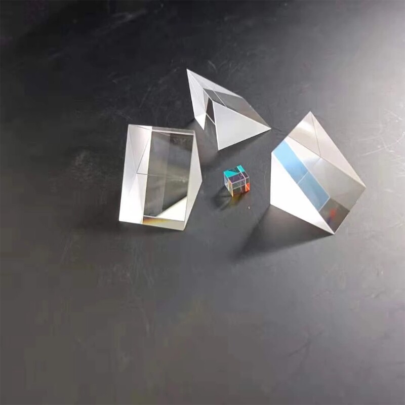 Optical Glass Triangular Prism for Teaching Light Spectrum Physics ...
