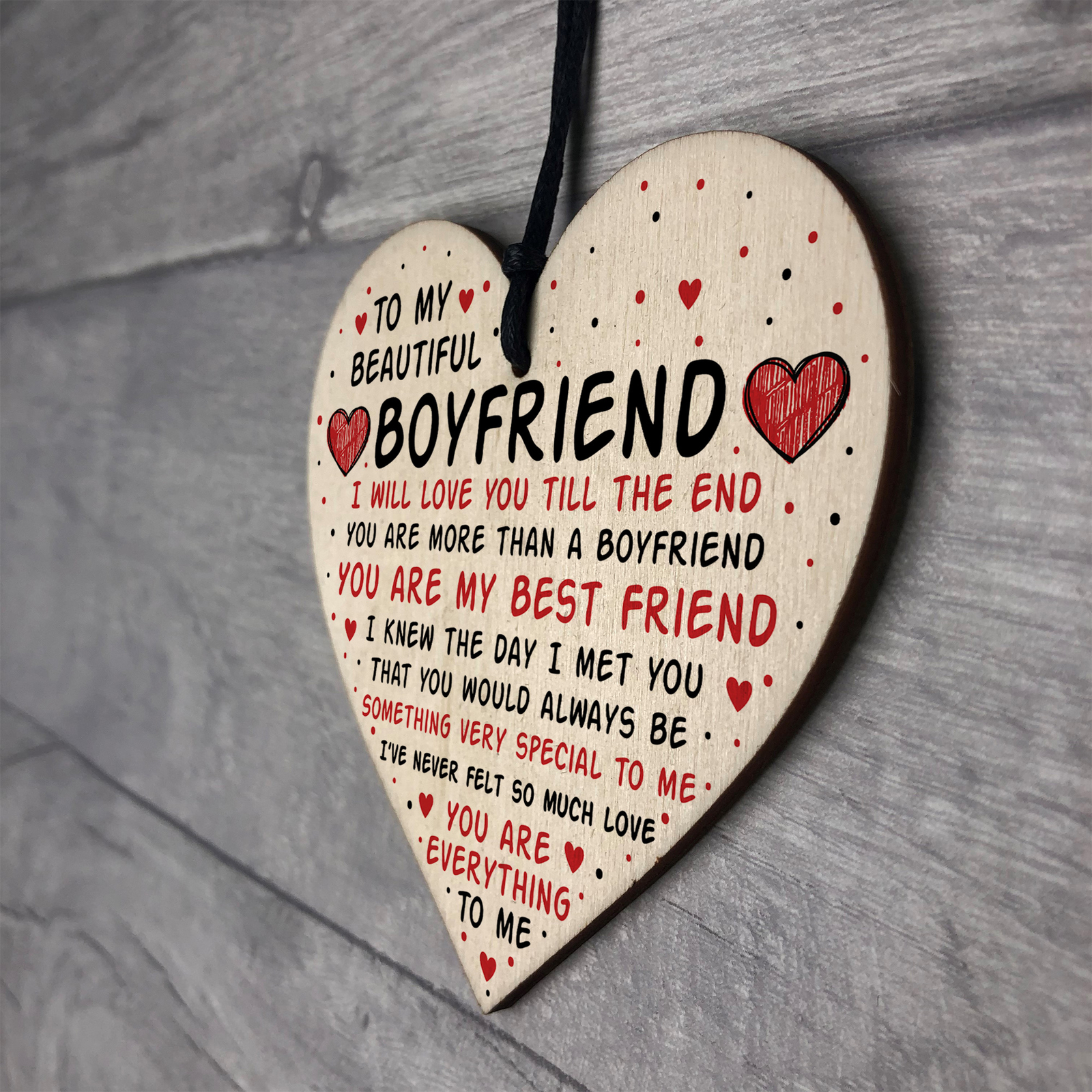 Boyfriend Gifts Boyfriend Birthday Card Gift Boyfriend Valentines Gift ...