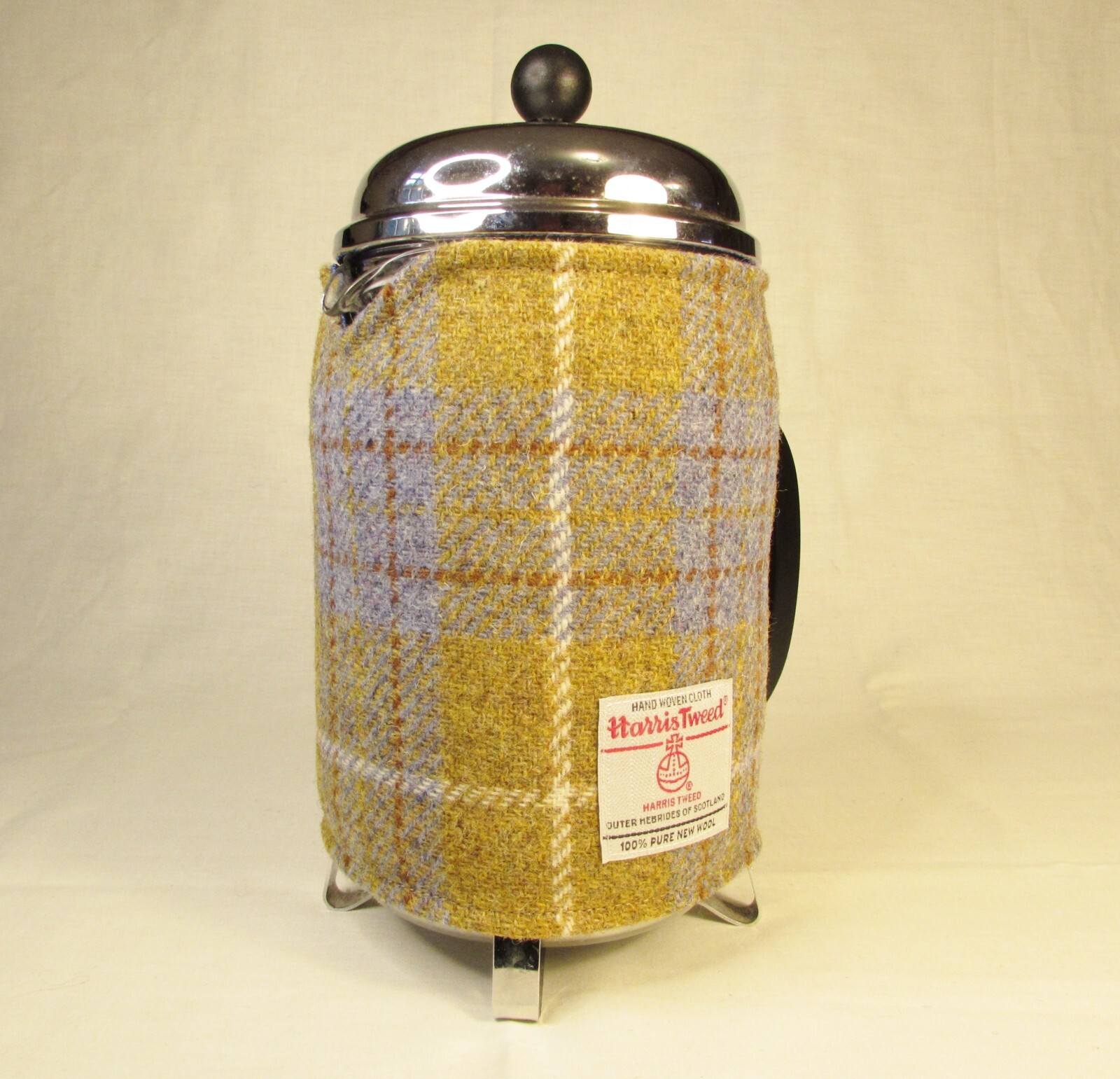LARGE Harris Tweed Coffee Pot Cosy for 12 Cup Cafetiere / French Press ...