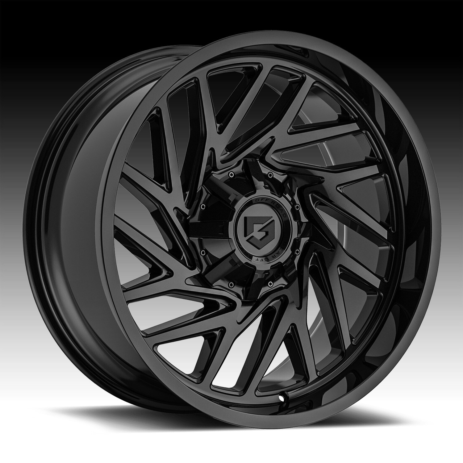 Gear Off Road 769B Sequence Gloss Black 20x10 8x180 / 8x180 -19mm (769B ...