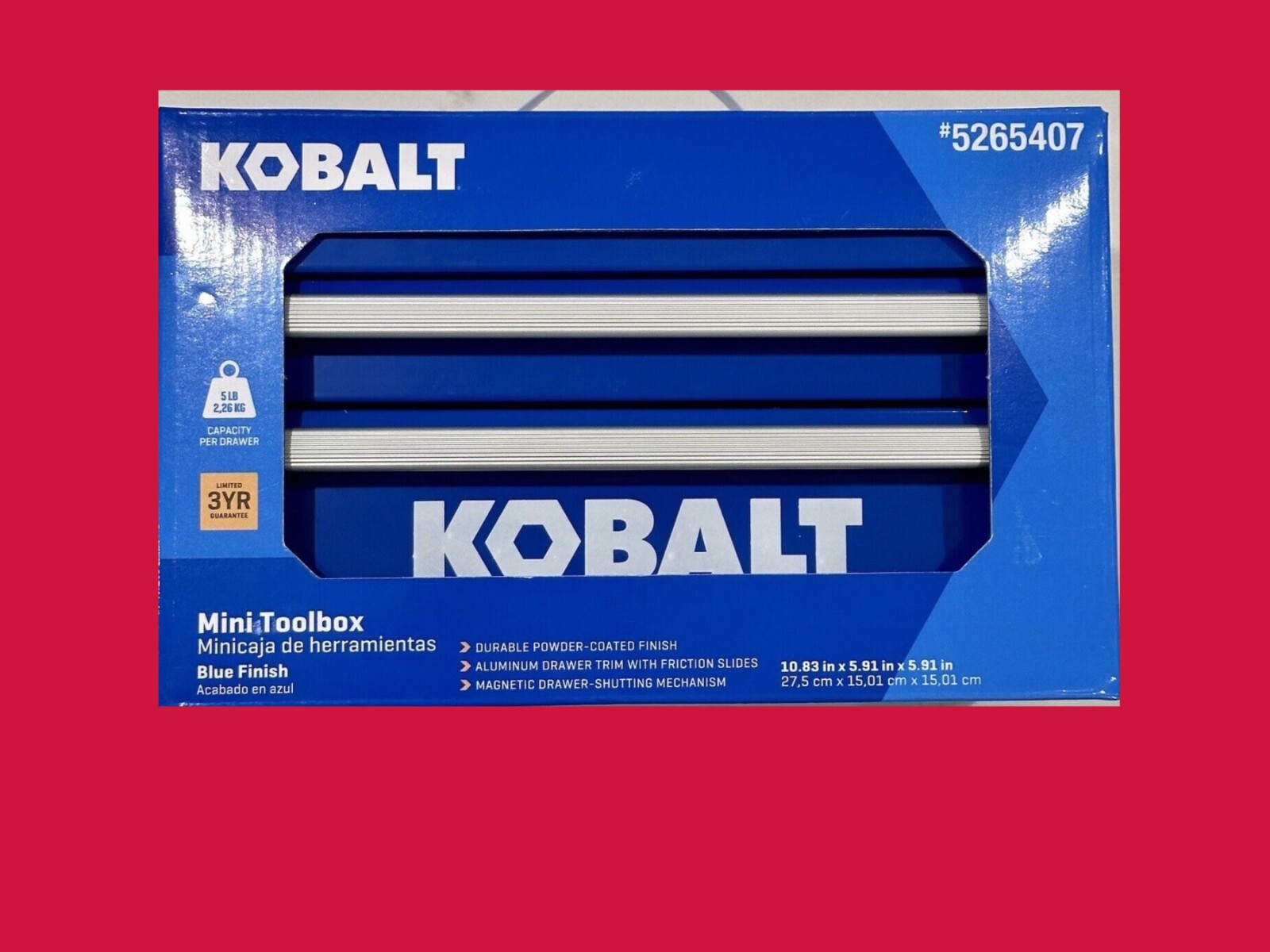 Kobalt Mini Tool Box 25th Anniversary Edition - Blue (5265407 ) for ...