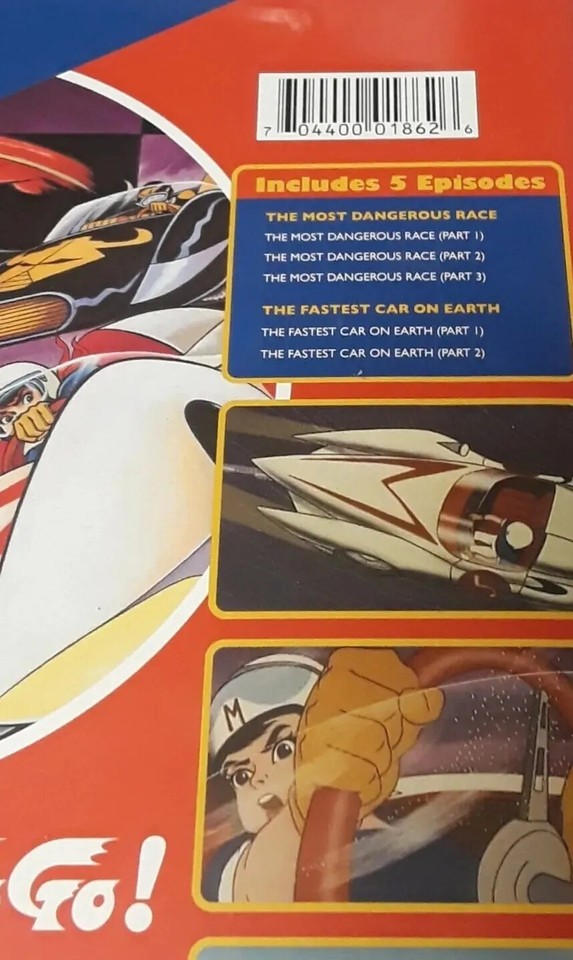 SPEED RACER DVD The Best Races Classic Cartoon Best of 1967 Family TV ...