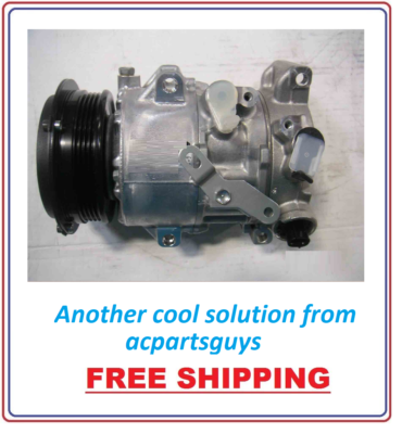 NEW AC Compressor 6SEU16C FITS TOYOTA 4 GROOVE 88310-06390 88310-33290 ...