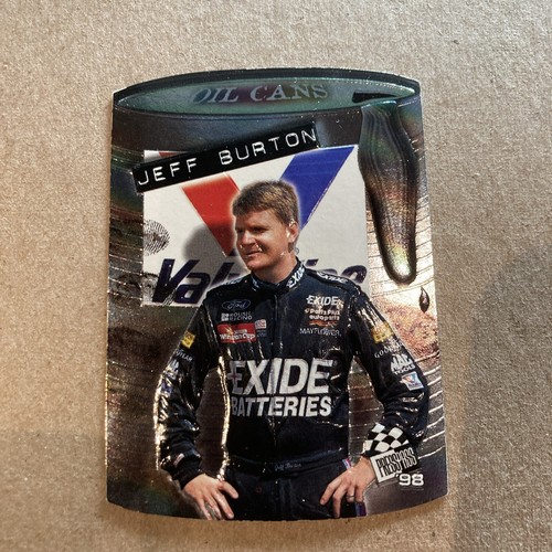 1998 Jeff Burton Press Pass Oil Cans Insert #OC1 NASCAR Card | eBay