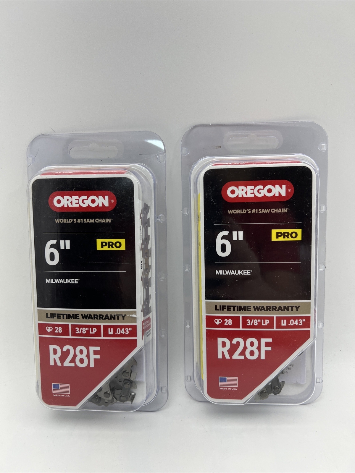 Oregon R28F Chainsaw Chain for 6in. Bar New Lot of 2 | eBay