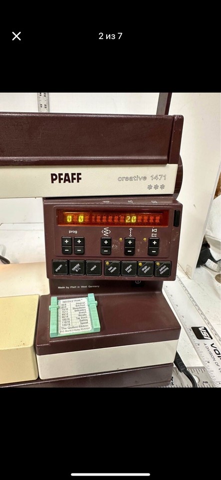 Pfaff Creative 1471 Sewing Embroidery Machine w/ Case and Pedal | eBay