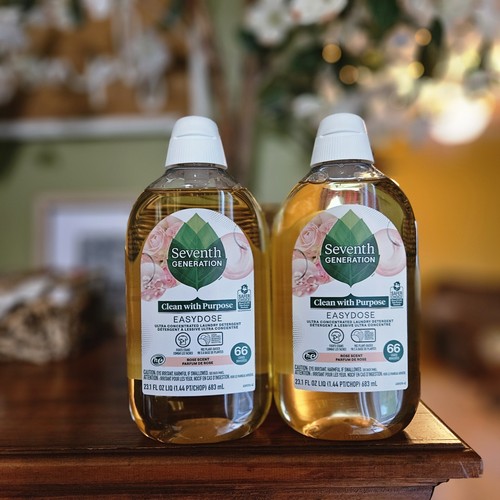 Seventh Generation Easydose Laundry Detergent Rose Scent Ultra ...