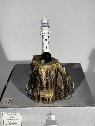 Harbour Lights Lighthouse. Fast net Rock Island. # HL380, 40 of 1200. W ...