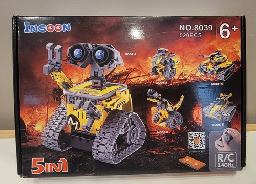 5-in-1 Robot Building Set App & Remote Control Robotics Kit, Insoon ...