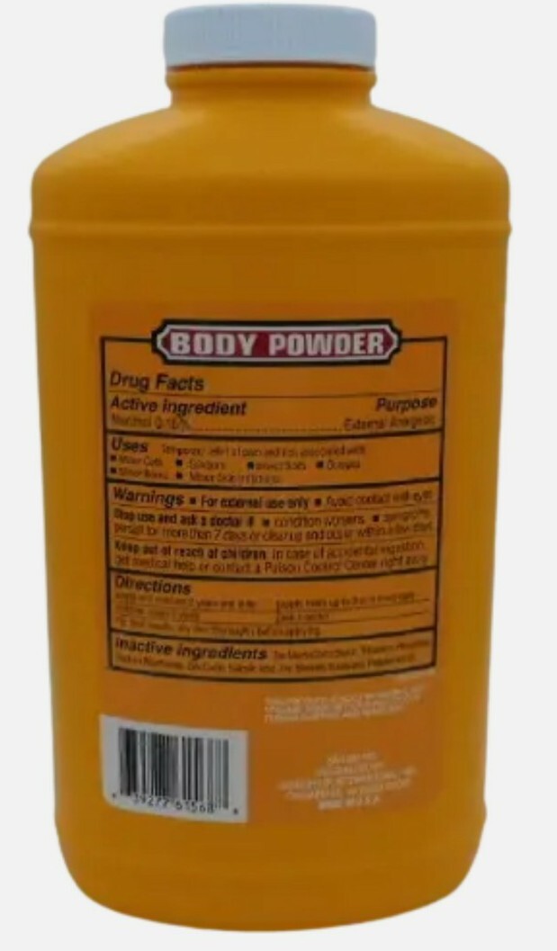 2 New Medicated Body Powder With Cornstarch 6-oz Talc Free Triple ...