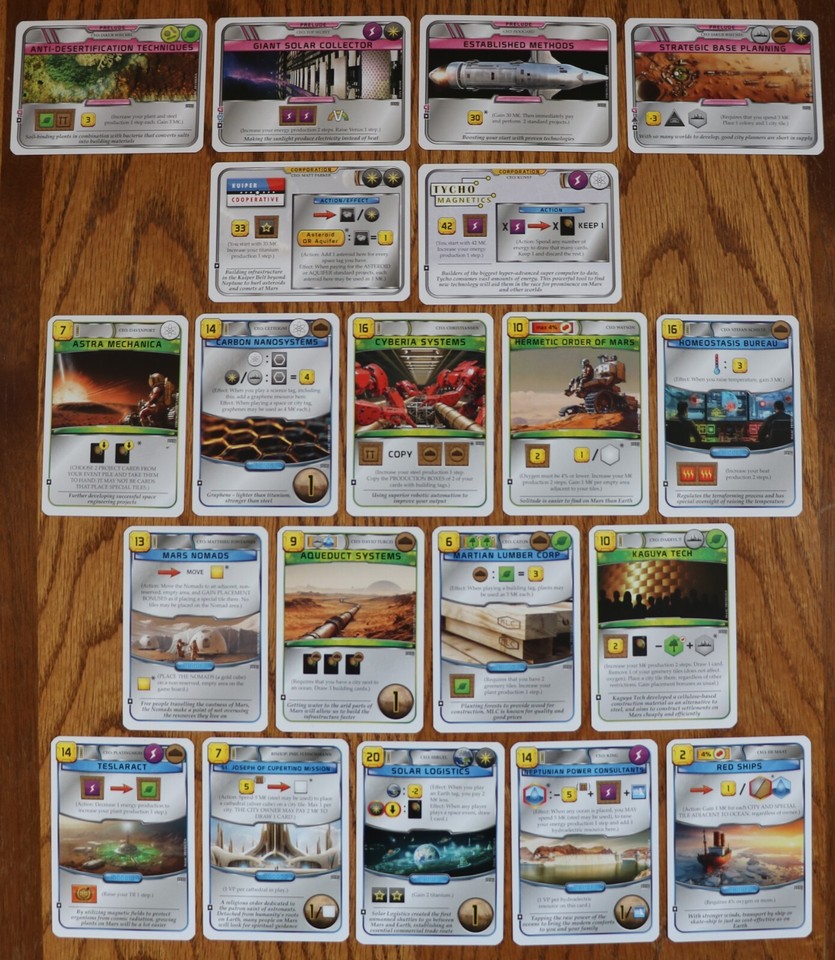 Terraforming Mars Promo Card Mini Expansion Board Game Kickstarter Big ...