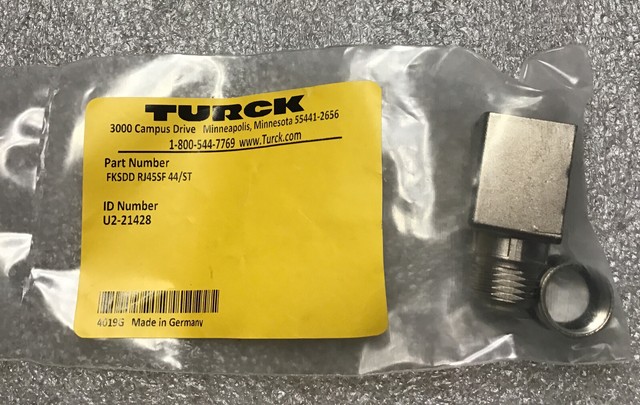 Turck Fksdd Rj45sf 44 Connector Ethernet to M12 Adaptor for sale online ...