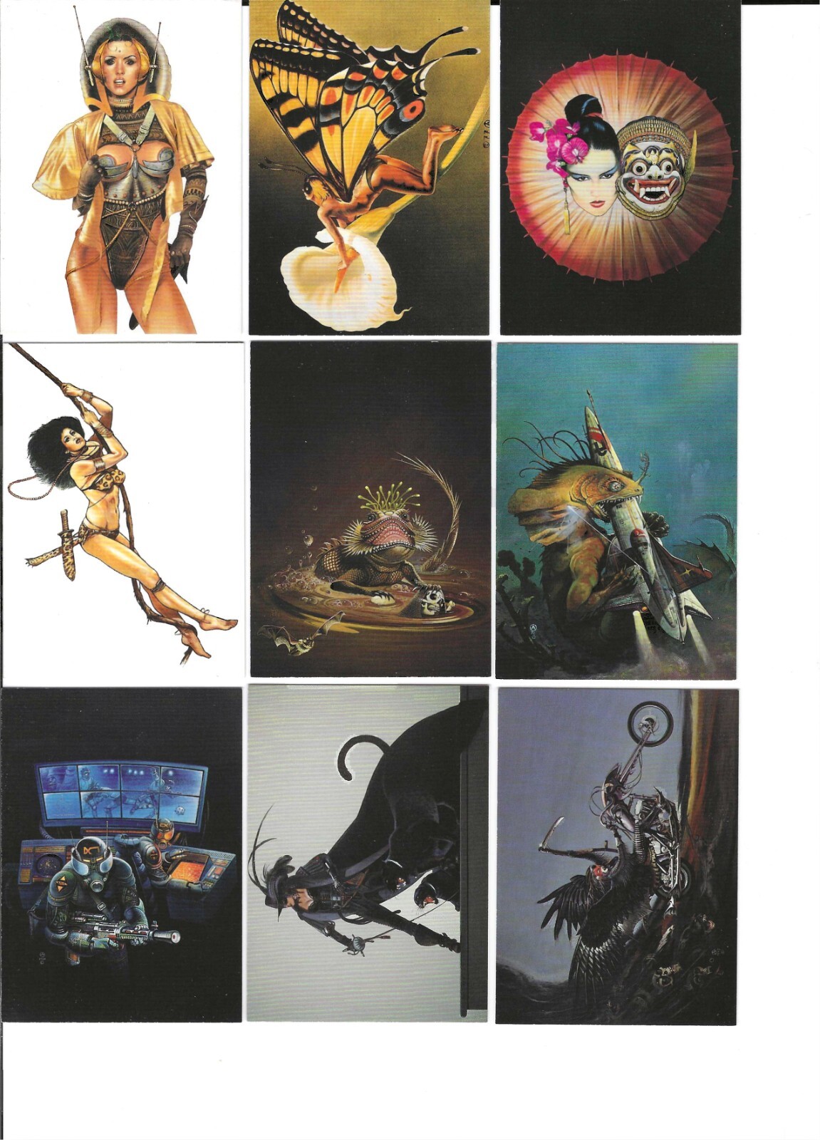 Lot of 10 Chris Achilleos Series Two trading cards by FPB 1994 | eBay