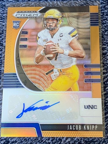 2020 Prizm Draft Picks Rookies Neon Orange /149 Jacob Knipp #284 Rookie ...