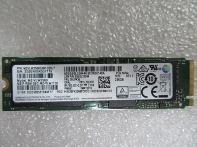 SAMSUNG MZ-VLW2560 256GB M.2 2280 PCI-E NVME SSD 5SD0L73444 ...