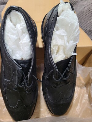 Executive Imperial By B.A. Mason Vintage Wingtip Black Men Dress Shoes ...