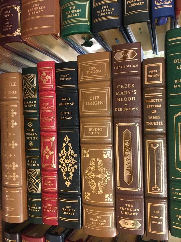 SELECT ONE Franklin Library First Edition Society LEATHER GOLD GILT ...