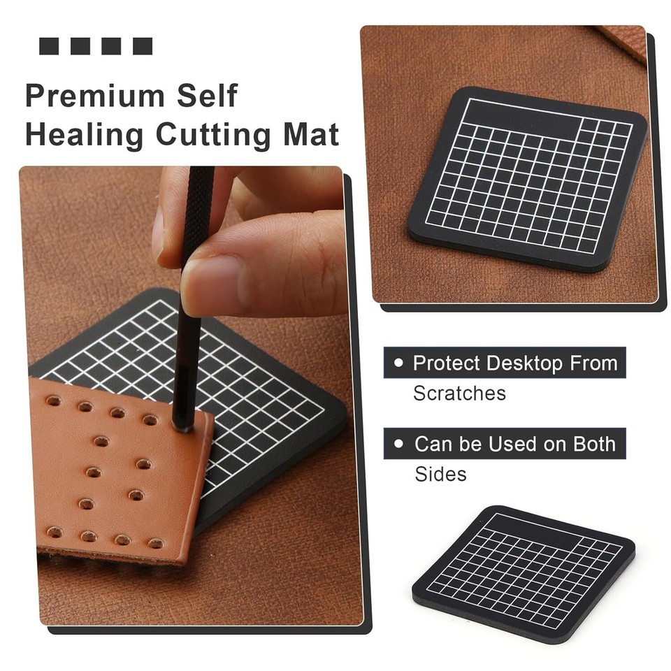 Leather Hole Punch Kit Round Hollow Hole Punch Industrial Grade with ...