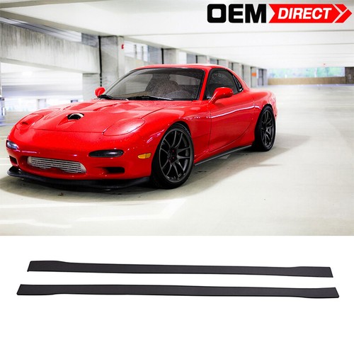 Fits 93-99 Mazda RX7 Side Skirts Rocker Panel Extensions Splitters - PP ...