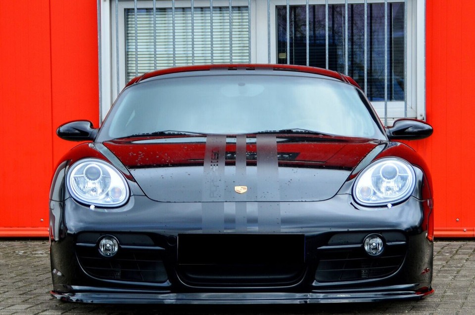 2005-2009 Porsche Cayman 987 Front Bumper Spoiler Lip Skirt Extension ...