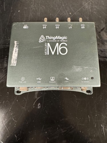 ThingMagic Mercury 6 (M6), 4-Port UHF Enterprise RFID Reader - USED | eBay