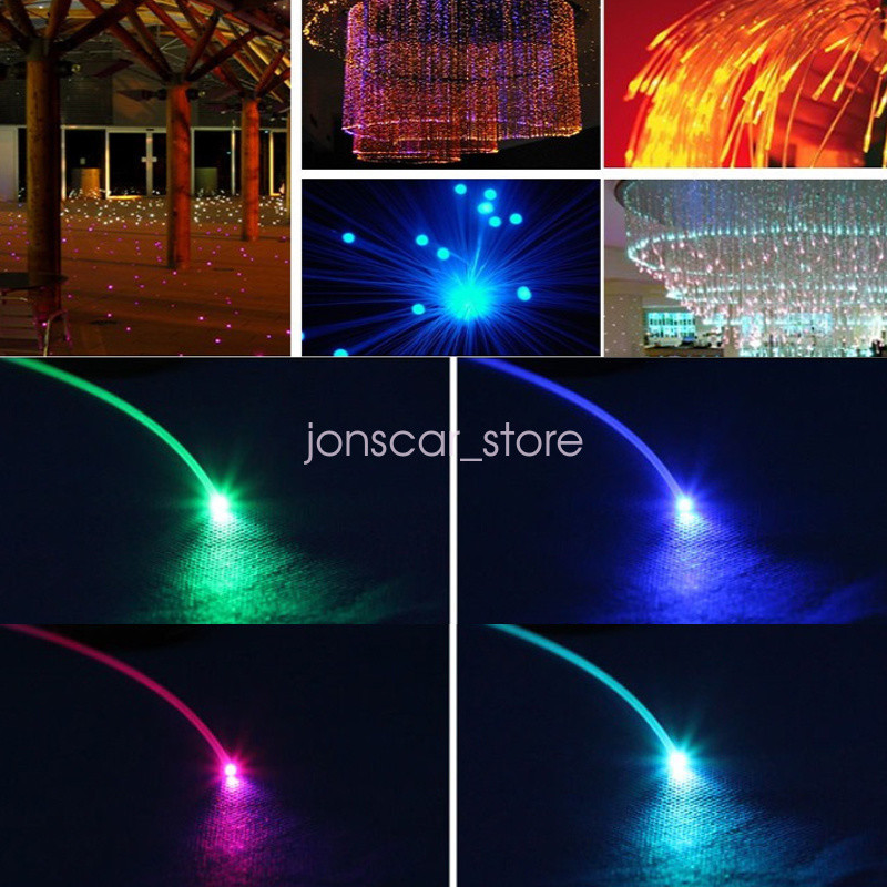 0.75-3.0mm PMMA End Glow Optic Fiber Cable For Home LED Ceiling Light ...
