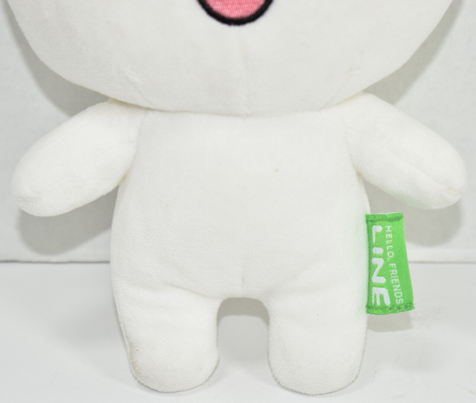 T-Arts LINE HELLO FRIENDS WHITE BUNNY RABBIT Japan Anime STUFFED ANIMAL ...