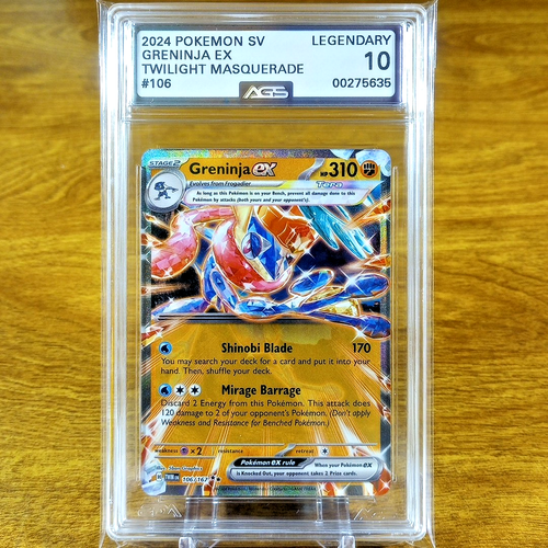 Pokemon SV Twilight Masquerade Geninja EX 106/167 AGS Legendary 10 Holo ...