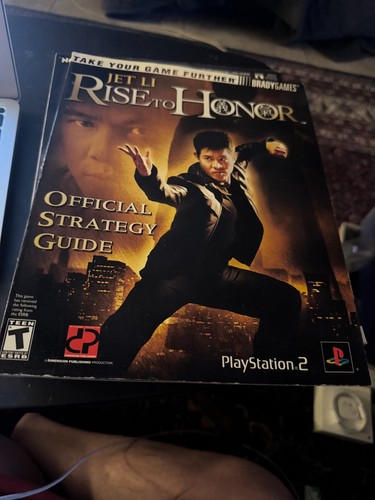 Jet Li Rise To Honor Brady Official Strategy Guide Playstation 2 ps2 w ...