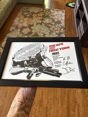 John Carpenter Signed VIP Concert Tour Poster Rare Horror Movies ...