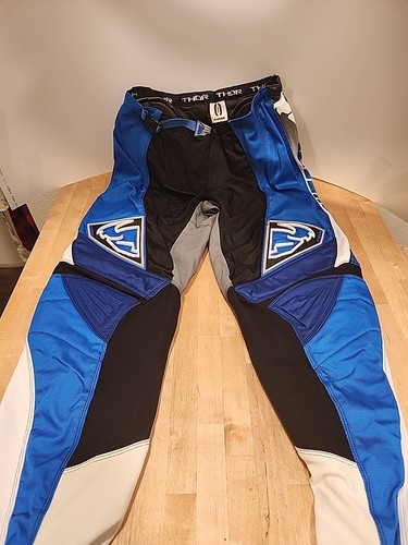 Thor MX Motocross Riding Pants Series 2006 Size 36 Black/Blue/White | eBay