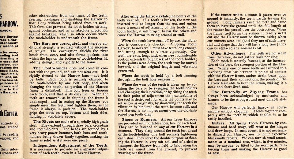 Stevens Threshing Machine Co. folding trade card | eBay