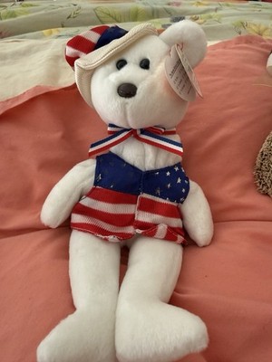 Ty Beanie Baby - SAM the Bear (Blue Version) | eBay