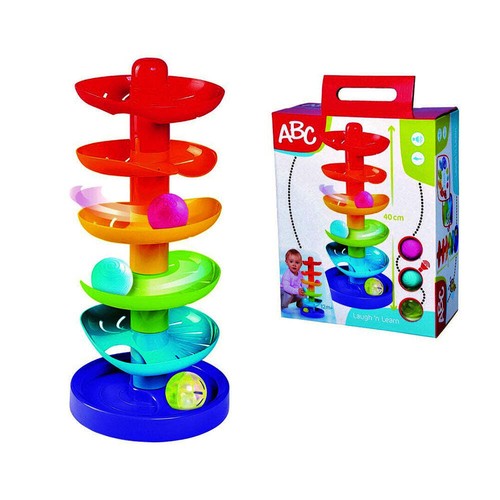 Simba ABC Rainbow Ball Drop Tower Activity Toys Multicolor Ages 1 Year ...
