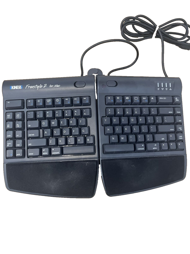 Kinesis Freestyle 2 Ergonomic Split Keyboard KB800 With Lifters for Mac ...